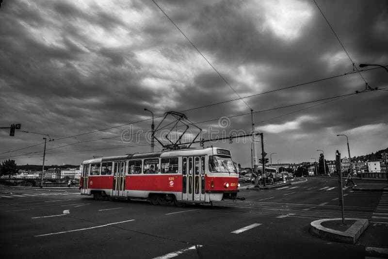 Prague editorial stock image. Image of karl, river, castle - 67921644