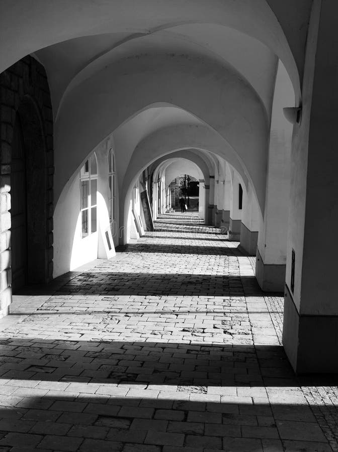 Prague stock photo. Image of street, shadow, prague, building - 84815416
