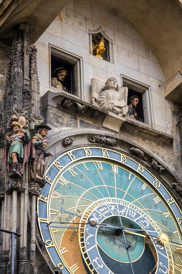 Prague& X27;s Astronomical Clock, Czech Republic Stock Image - Image of ...