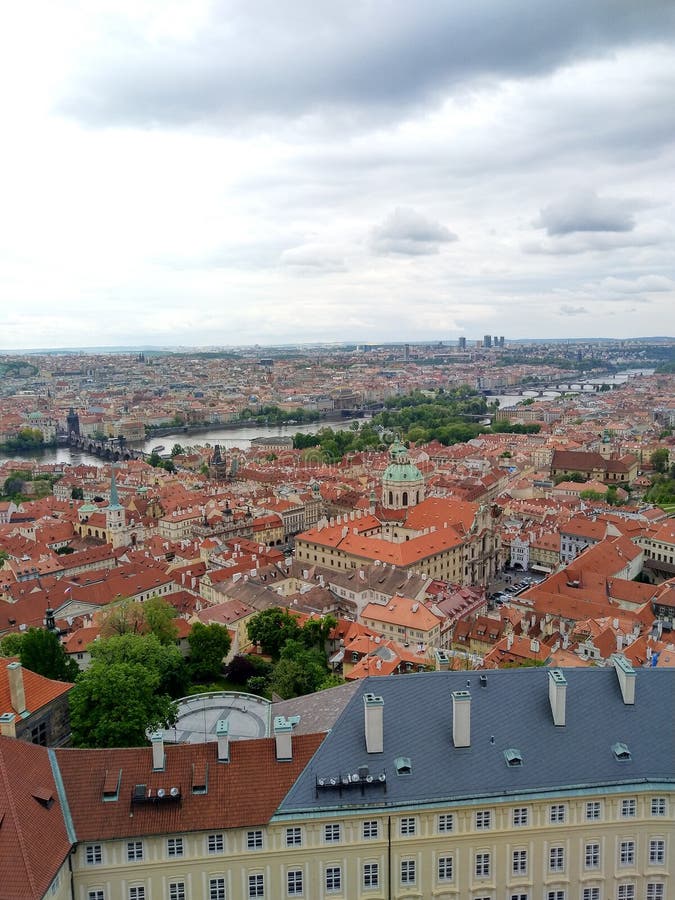 Prague& X27;s Red Rooftops Stock Photo - Image of view, rooftops: 149991490