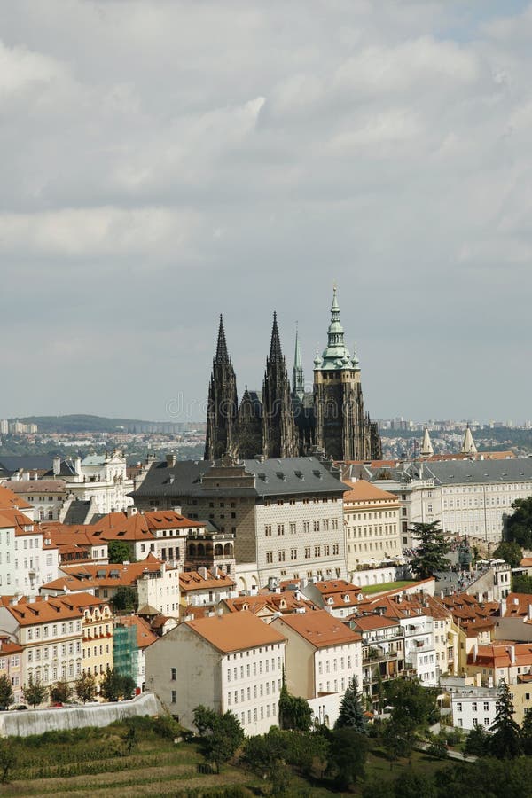 Prague Skyline stock photo. Image of cathedral, site - 26716628