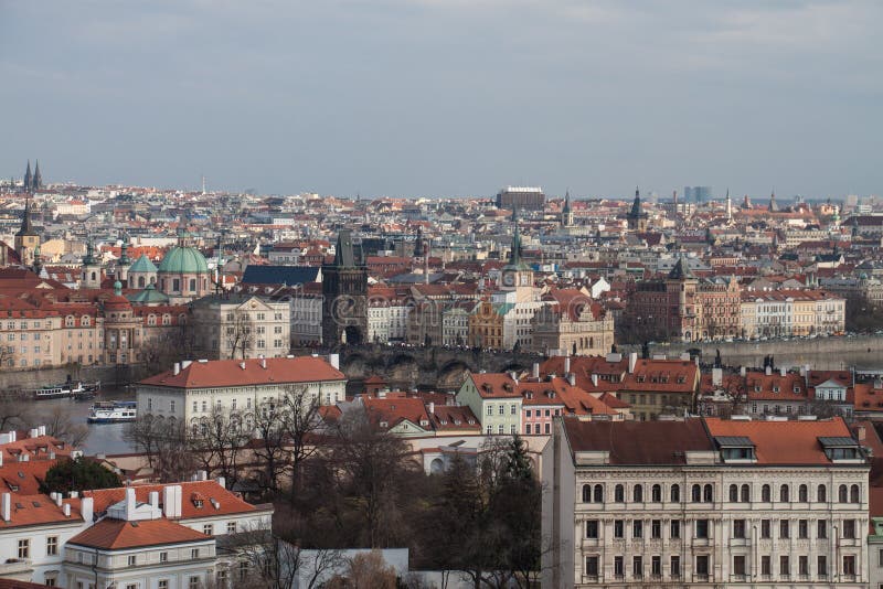 Prague Skyline stock image. Image of republic, prague - 70251779