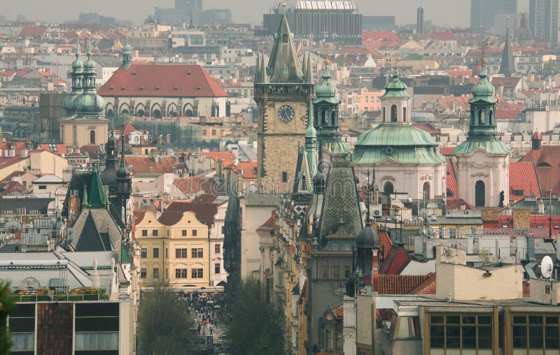 Prague in spring stock photo. Image of horizontal, bohemia - 37559132