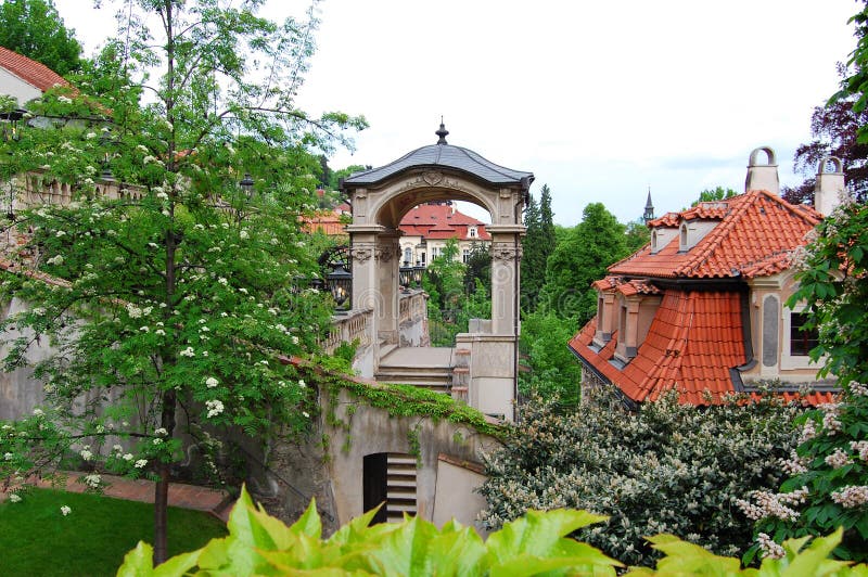 Prague. Spring. Blossom stock image. Image of green, splendid - 70074455