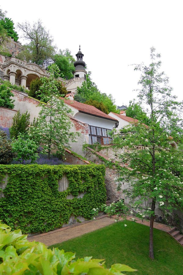 Prague. Spring. Blossom stock image. Image of republic - 70074457