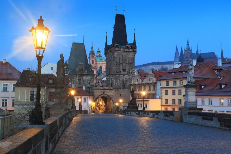 Prague At Sunset Picture. Image: 18374947