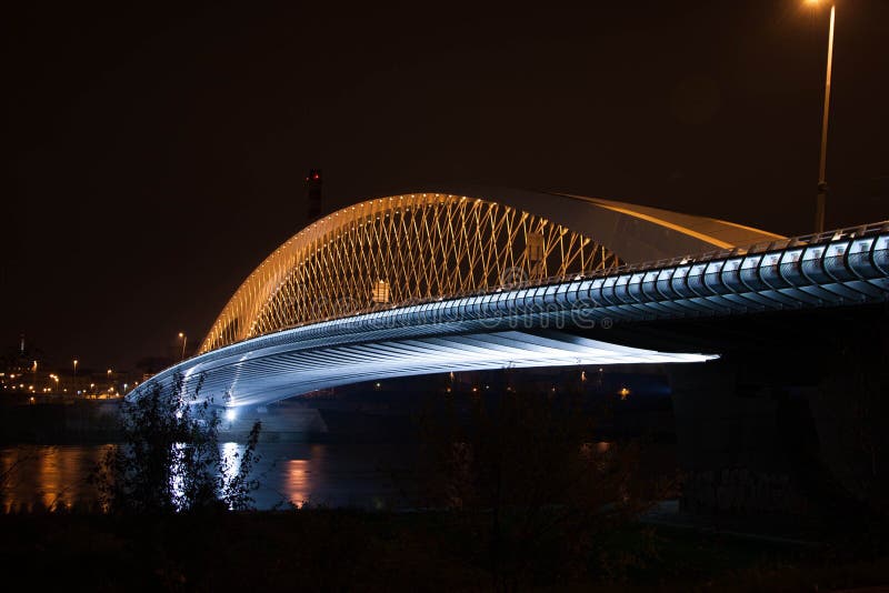 Prague Troja Bridge editorial stock photo. Image of colours - 47507453