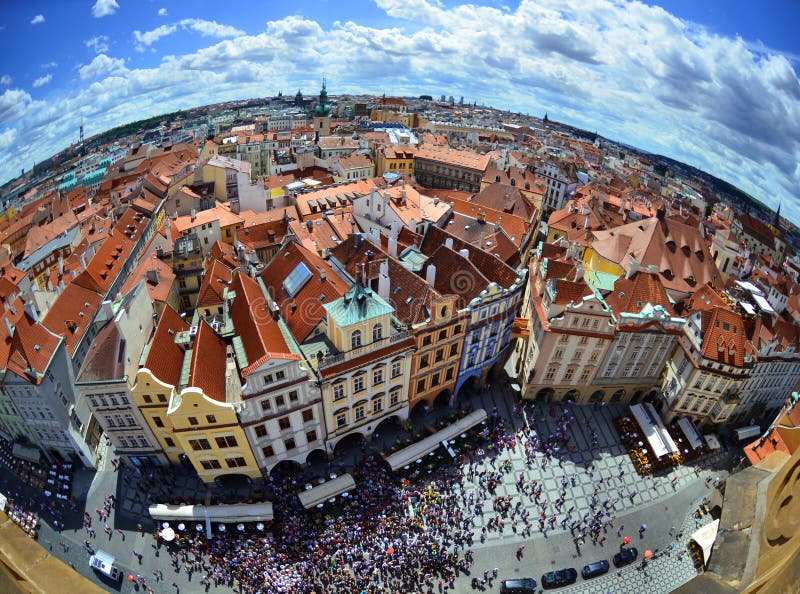 Praha - Panorama stock afbeelding. Image of toeristisch - 30474319