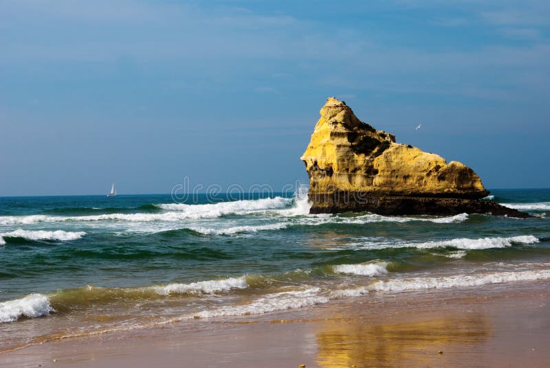 Praia Da Rocha - Algarve, Portugal Stock Photo - Image of spectacular ...
