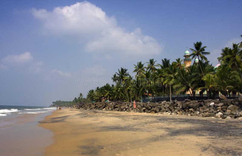 A praia de Goa-India. imagem de stock. Imagem de areia - 5393913