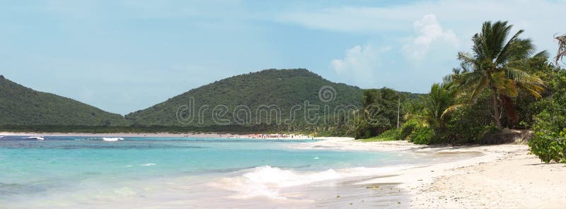 Praia Do Flamenco Do Console De Culebra Imagem de Stock - Imagem de ...