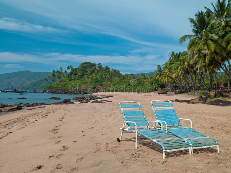 Praia de Cola, Goa foto de stock. Imagem de céu, praias - 36998416