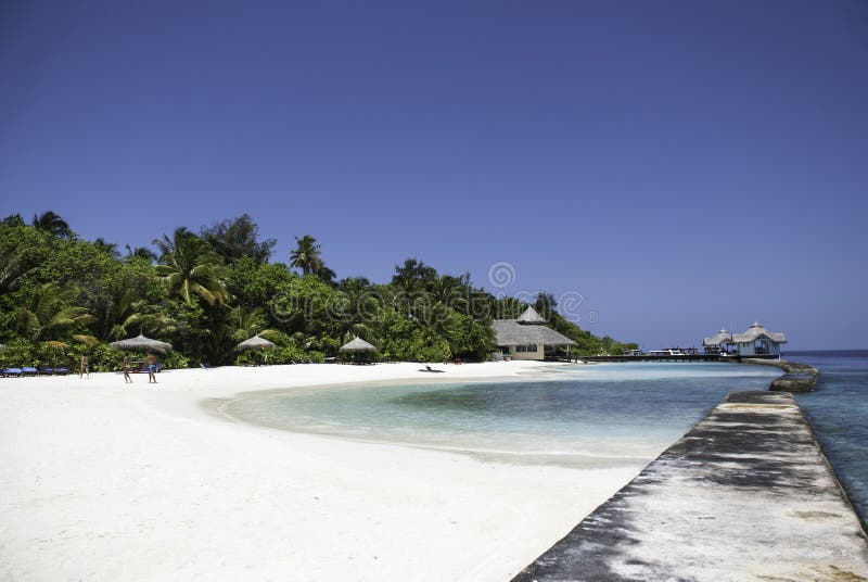 Praia tropical foto de stock. Imagem de nuvem, turismo - 31071516