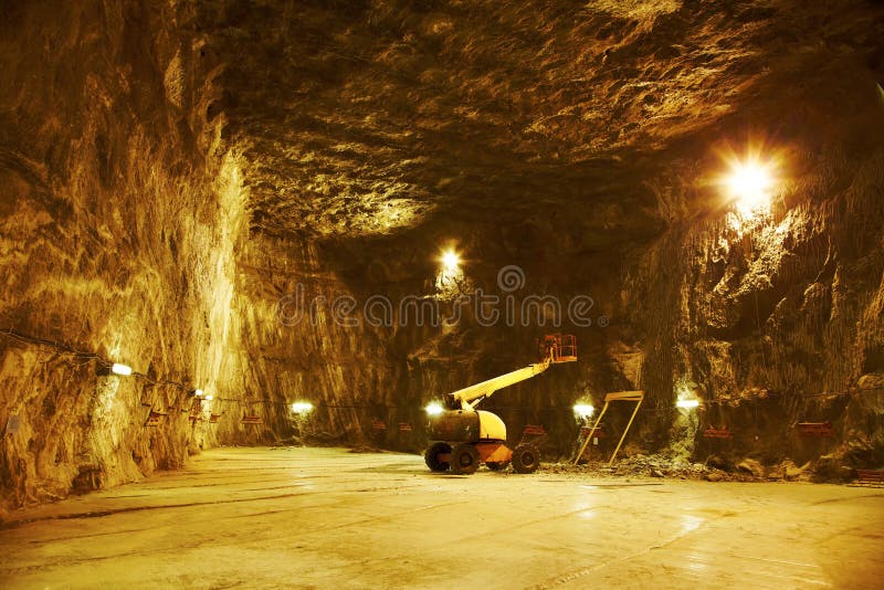 Praid salt mine stock image. Image of industry, underground - 22735911