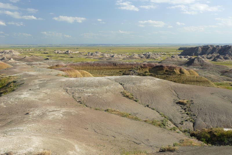 Prairie and Badlands stock photo. Image of national, lines - 14404402