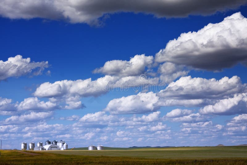 Prairie Farmland stock photo. Image of feed, bale, agriculture - 31803828