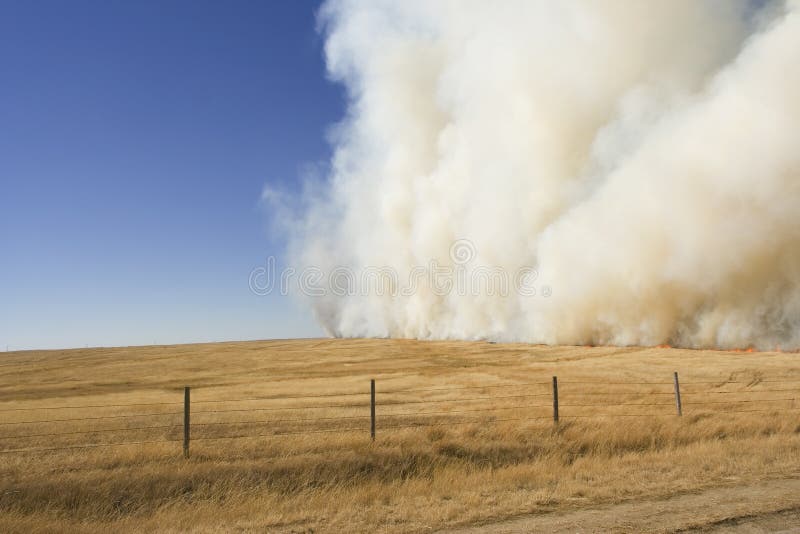 Prairie fire stock photo. Image of flame, prairie, summer - 1185042