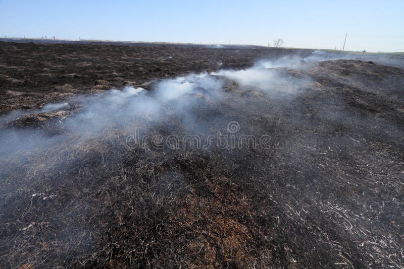 Prairie Fire stock image. Image of burn, bush, fire, heat - 17299247
