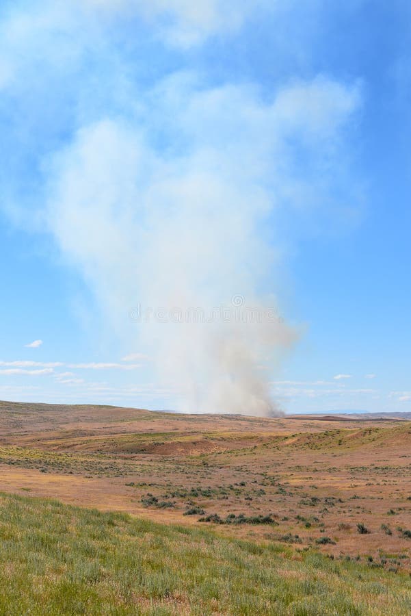 Prairie fire stock photo. Image of flame, prairie, summer - 1185042