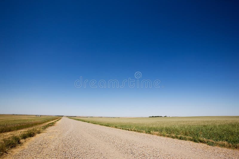 Prairie Gravel Road stock image. Image of nature, gravel - 3237487