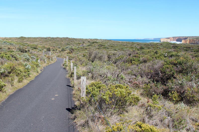 Prairie at the Great Ocean Road - Australia Stock Photo - Image of ...