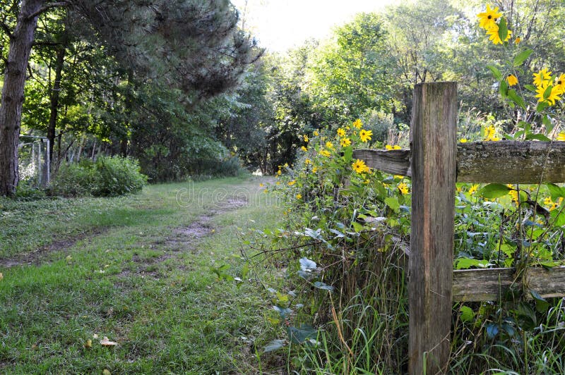 Prairie Restoration in Progress Sign Stock Image - Image of scenic ...