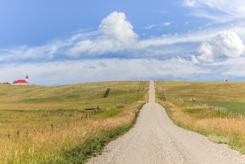 Prairie landscape stock image. Image of geen, alberta - 92274139