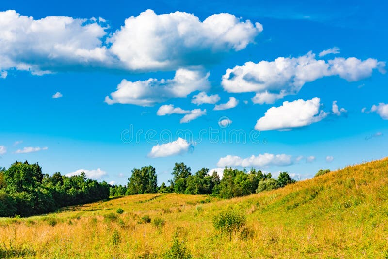 Prairie landscape and sky stock image. Image of blue - 32509219