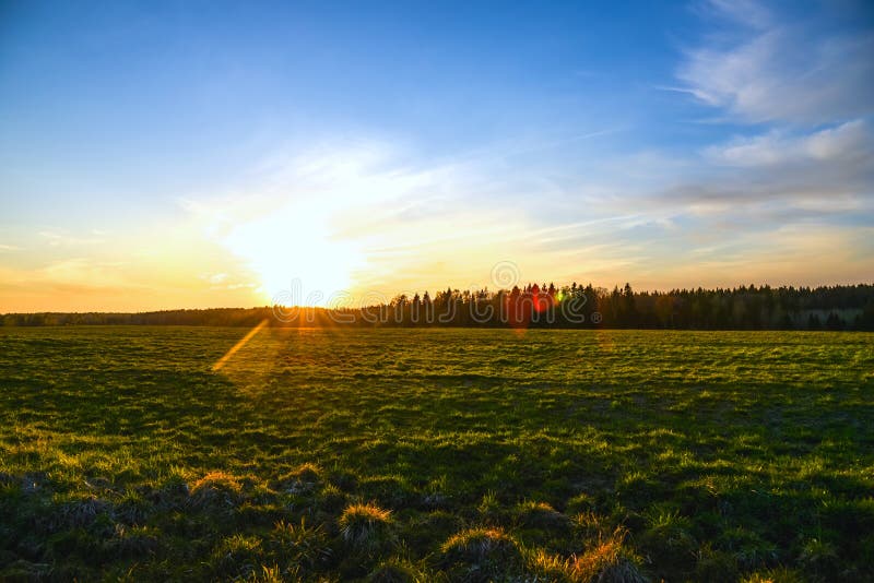Prairie landscape and sky stock photo. Image of outdoor - 41973908