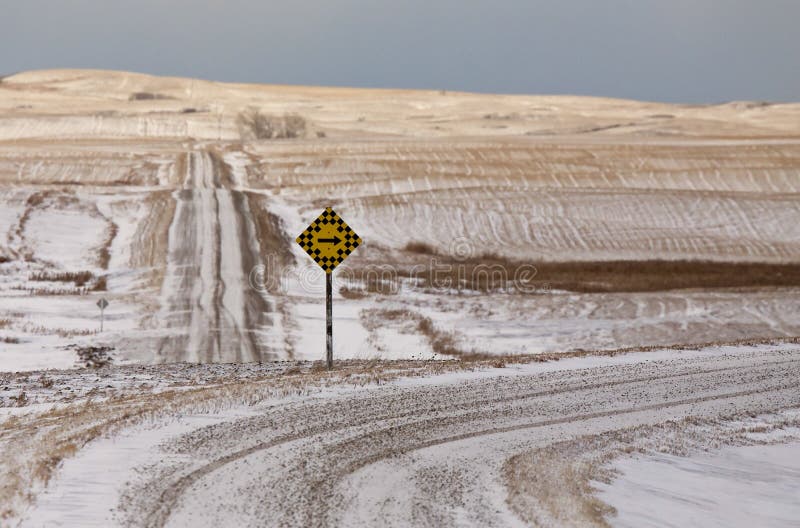 Prairie Landscape in Winter Stock Photo - Image of nature, urban: 53077206