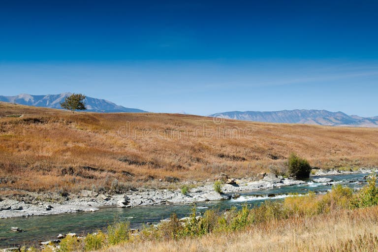 Prairie River stock image. Image of land, valley, rural - 28624007