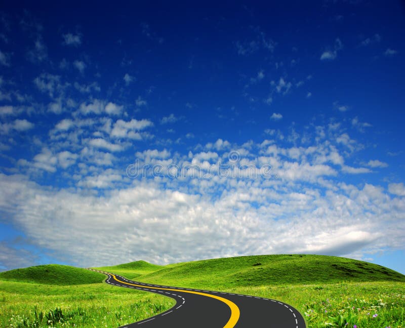 Prairie road stock photo. Image of white, remote, country - 13870482