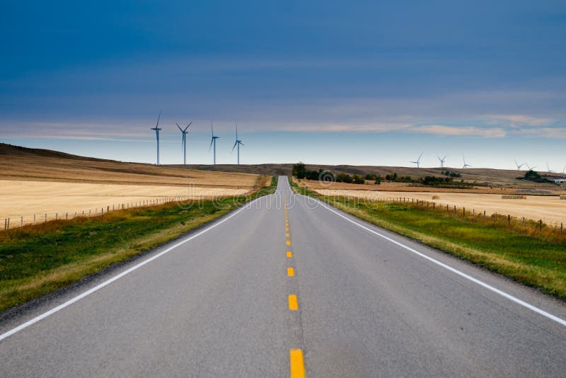 Prairie Road stock image. Image of transport, canada - 28623811