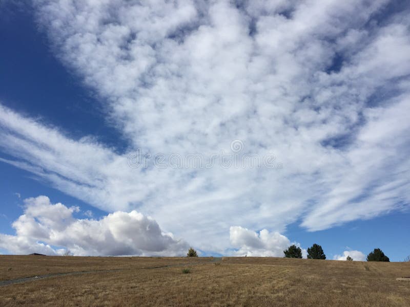 Prairie sky and clouds stock photo. Image of ecosystem - 11217020