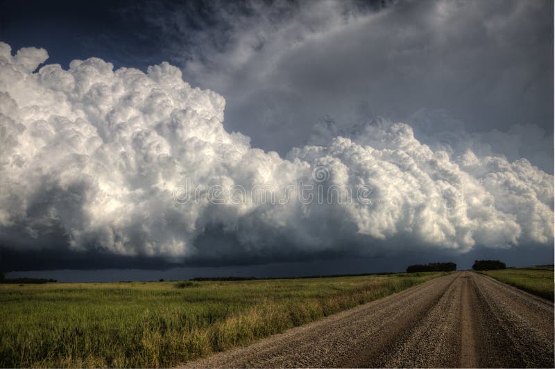 Prairie Storm Clouds stock image. Image of natural, summer - 35499271