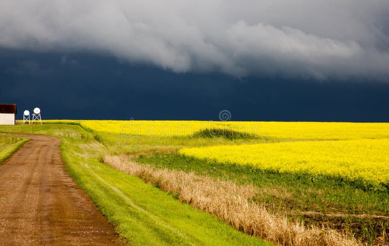 Prairie Storm Clouds stock photo. Image of summer, dramatic - 35499326