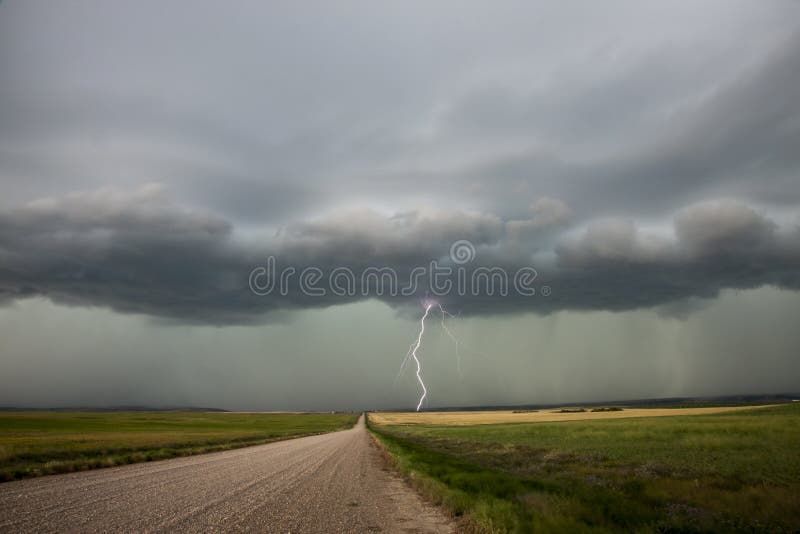 Prairie Storm Clouds stock photo. Image of scenic, noise - 35501016