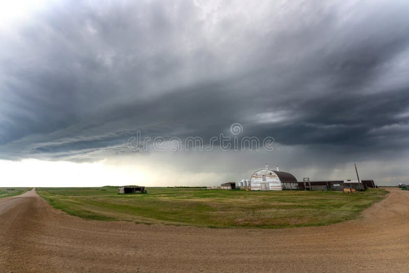 Prairie Storm Clouds stock image. Image of scenes, plains - 269772441