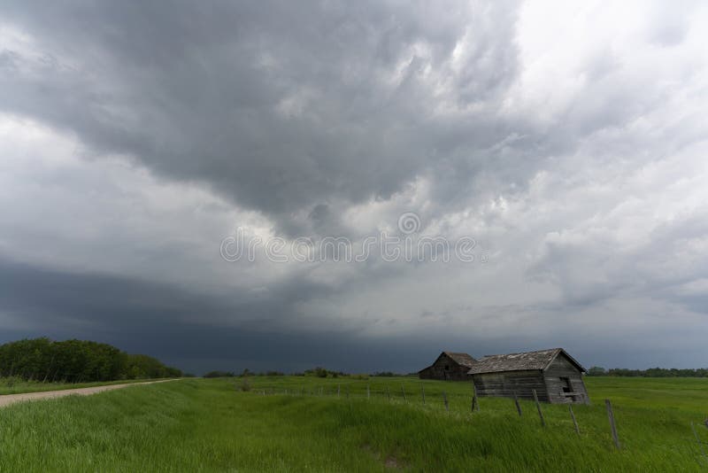 Prairie Storm Clouds stock photo. Image of prairie, dramatic - 269772500