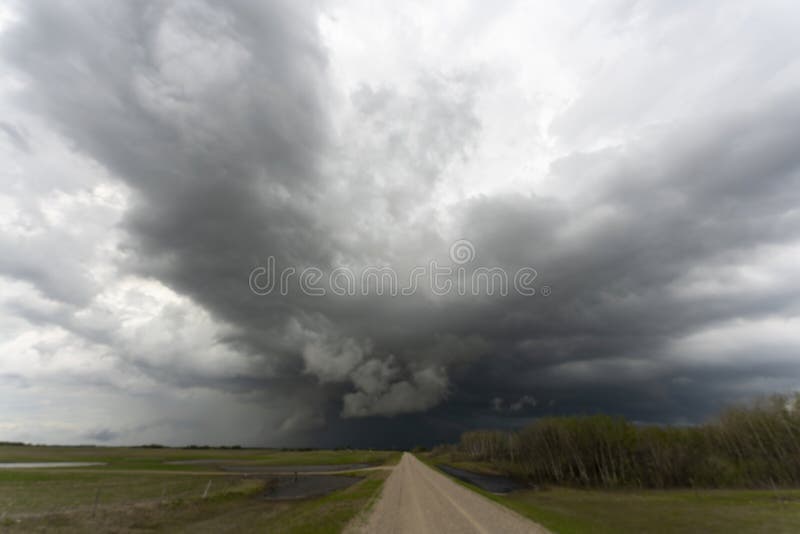 Prairie Storm Clouds stock image. Image of thunderstorm - 269772549