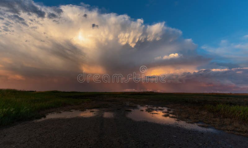 Prairie Storm Clouds stock image. Image of storms, dangerous - 269772651