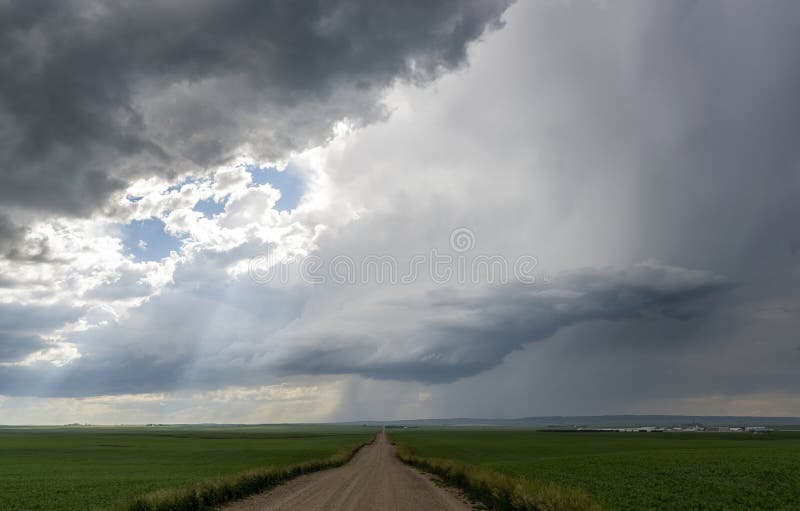 Prairie Storm Clouds stock image. Image of prairies - 269772689