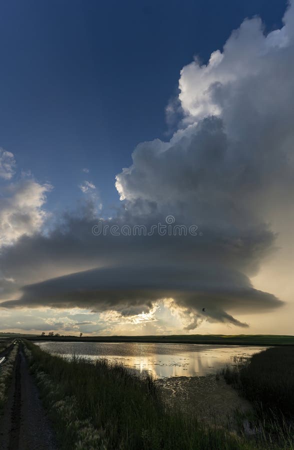 Prairie Storm Clouds stock image. Image of severe, landscape - 269772729