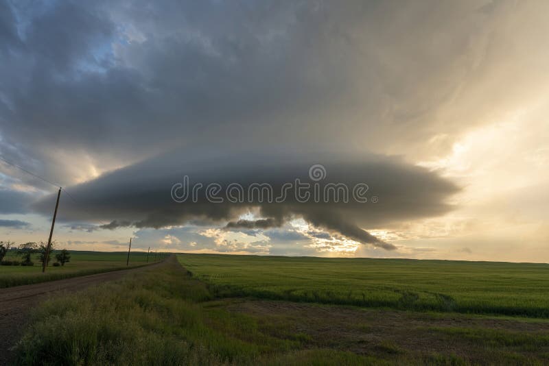 Prairie Storm Clouds stock photo. Image of storm, clouds - 269772740