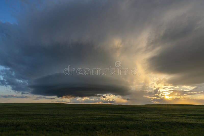 Prairie Storm Clouds stock image. Image of storm, powerful - 269772743