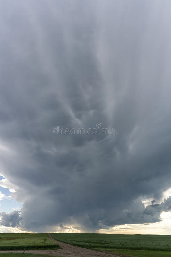 Prairie Storm Clouds stock image. Image of severe, stormy - 269772763