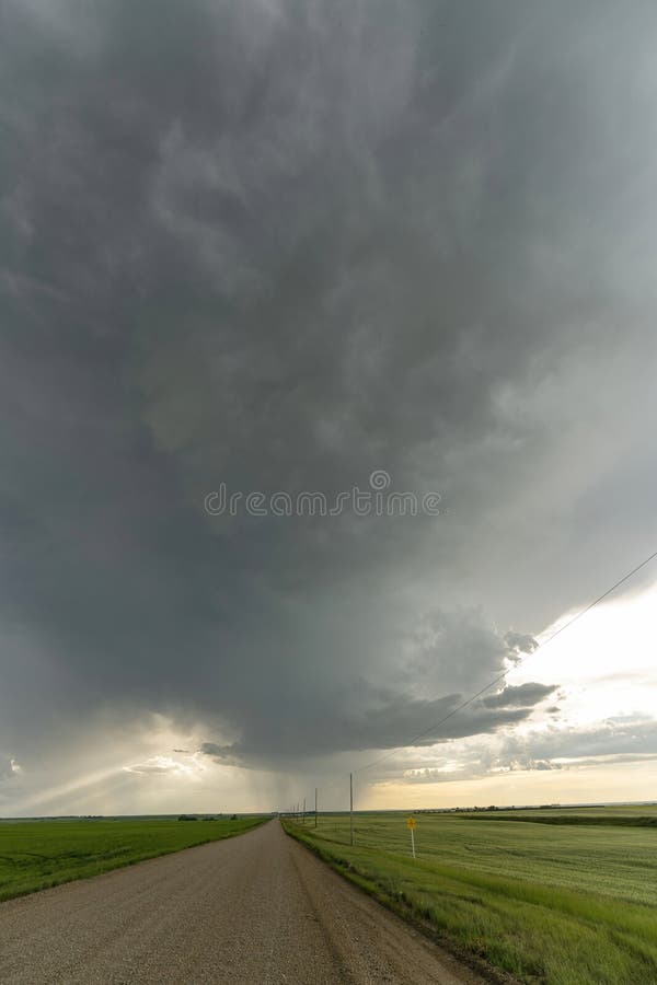 Prairie Storm Clouds stock image. Image of tornadic - 269772775