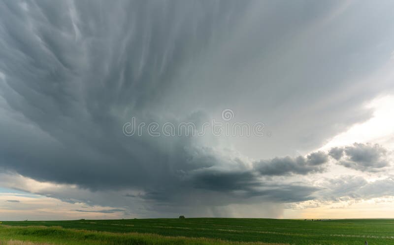 Prairie Storm Clouds stock photo. Image of weather, stormy - 269772788