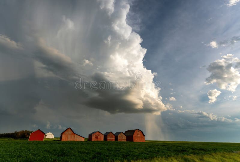 Prairie Storm Clouds stock photo. Image of stormy, climate - 269772848
