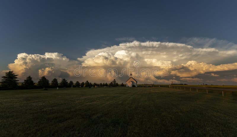 Prairie Storm Clouds stock photo. Image of severe, plains - 269773058